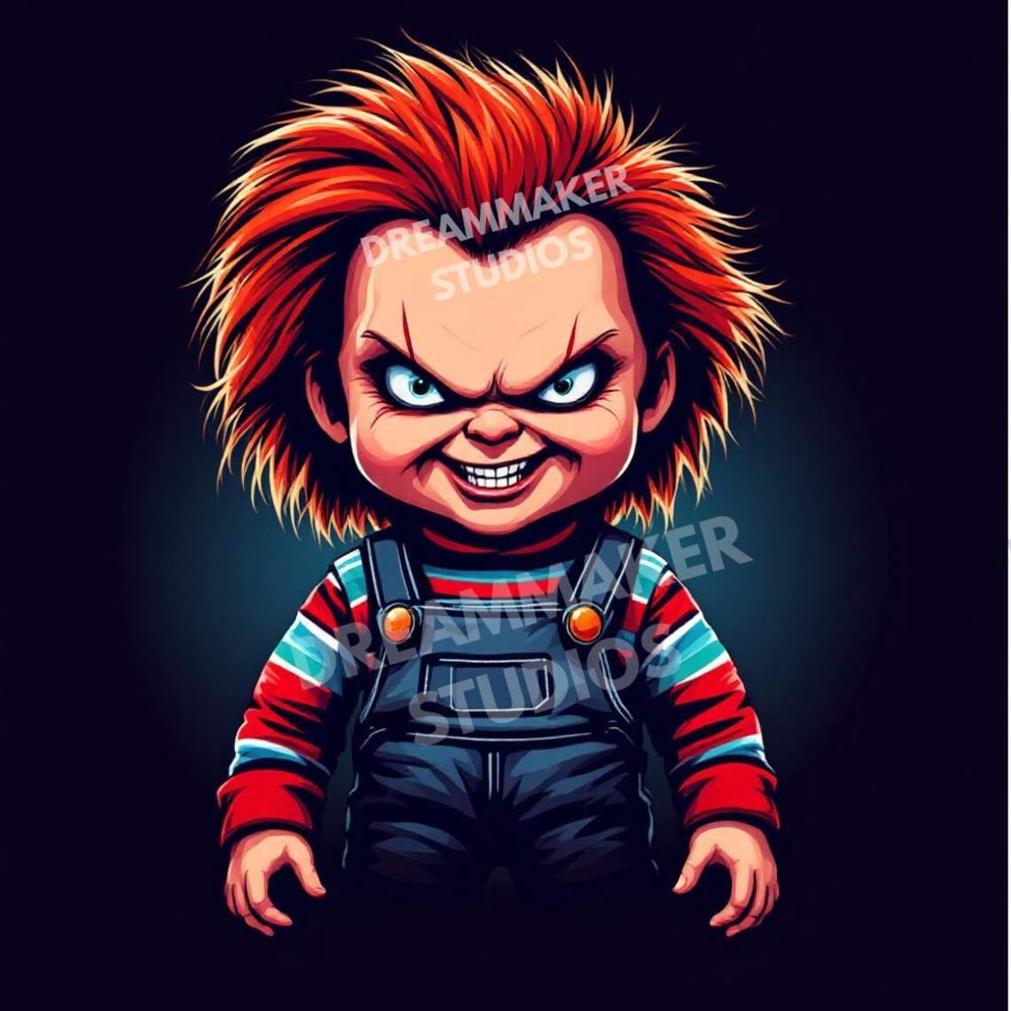 Chucky the Doll Logo Design - Etsy
