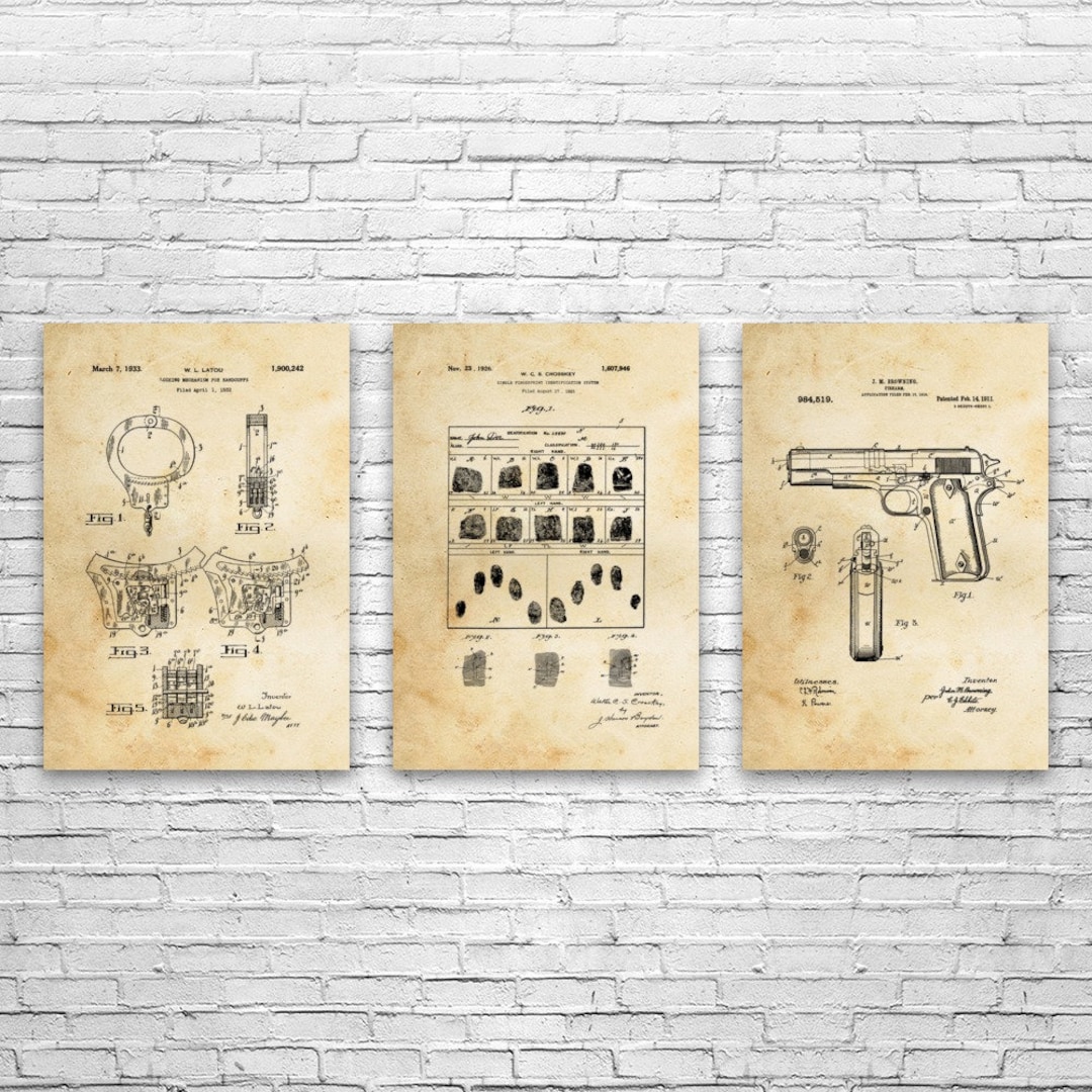 Police Detective Posters Set of 3 Magician Gift Escape - Etsy
