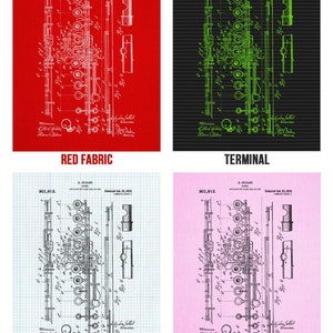 Flute Poster Print Music Class Decor Flutist Gift Classical - Etsy