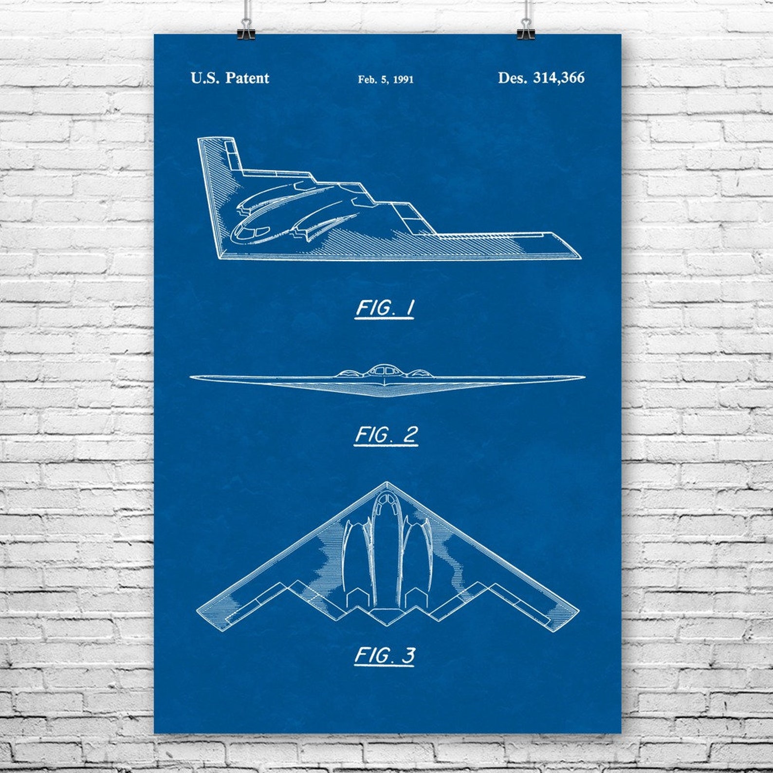 B-2 Stealth Bomber Poster Print Air Force Art Pilot Gift - Etsy