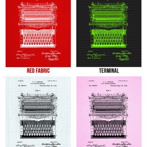 Typewriter Poster Print Writer Gift Journalist Gift - Etsy