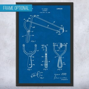 Slingshot Poster Print Slingshot Art Hunter Gifts Slingshot | Etsy
