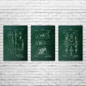 Woodworking Workshop Posters Set of 3, Craftsman, Handyman Gift, Shop ...