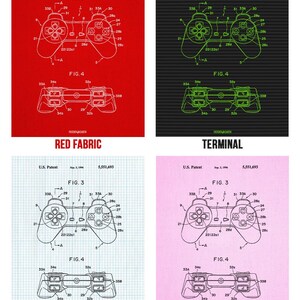 Framed PS1 Controller Wall Art Print PS1 Art Print - Etsy
