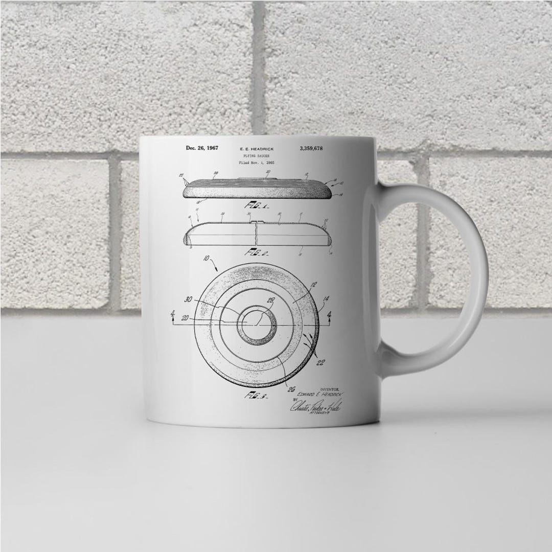 Disc Golf Disc Patent Mug: Disc Golf Gifts, Disc Golf Mug - Etsy