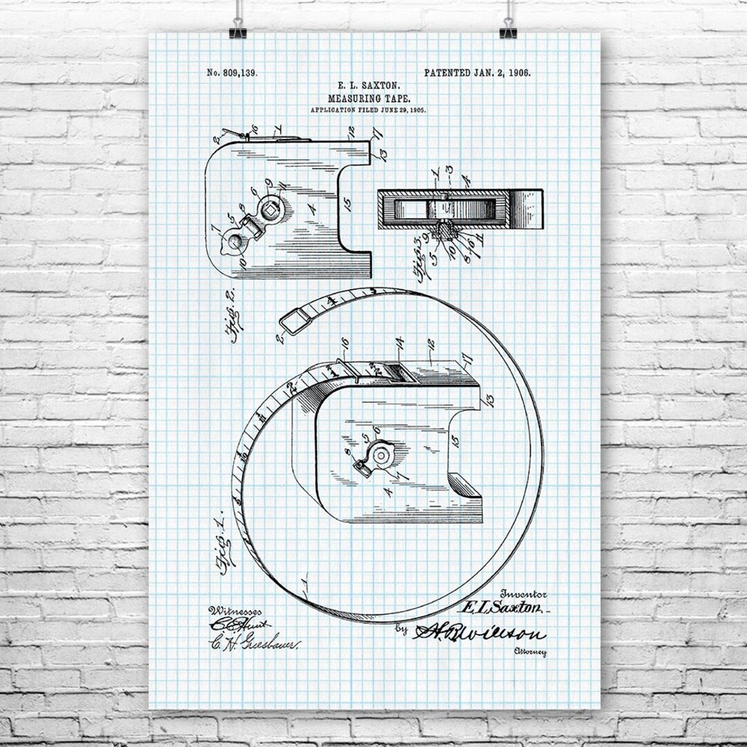 Retractable Measuring Tape Poster Print Dad Gift Man Cave - Etsy