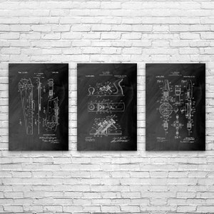 Woodworking Workshop Posters Set of 3, Craftsman, Handyman Gift, Shop ...