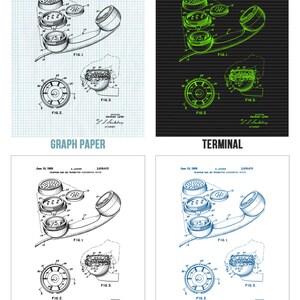 Framed Telephone Handset Wall Art Print, Network Engineer, Lineman ...