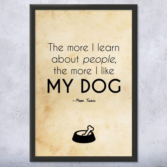 Mark Twain Quotes Dog