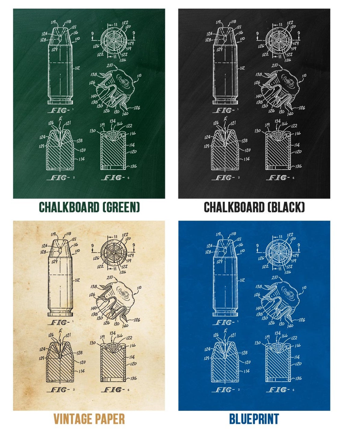 Hollow Point Bullet Poster Print Ballistics Analyst | Etsy