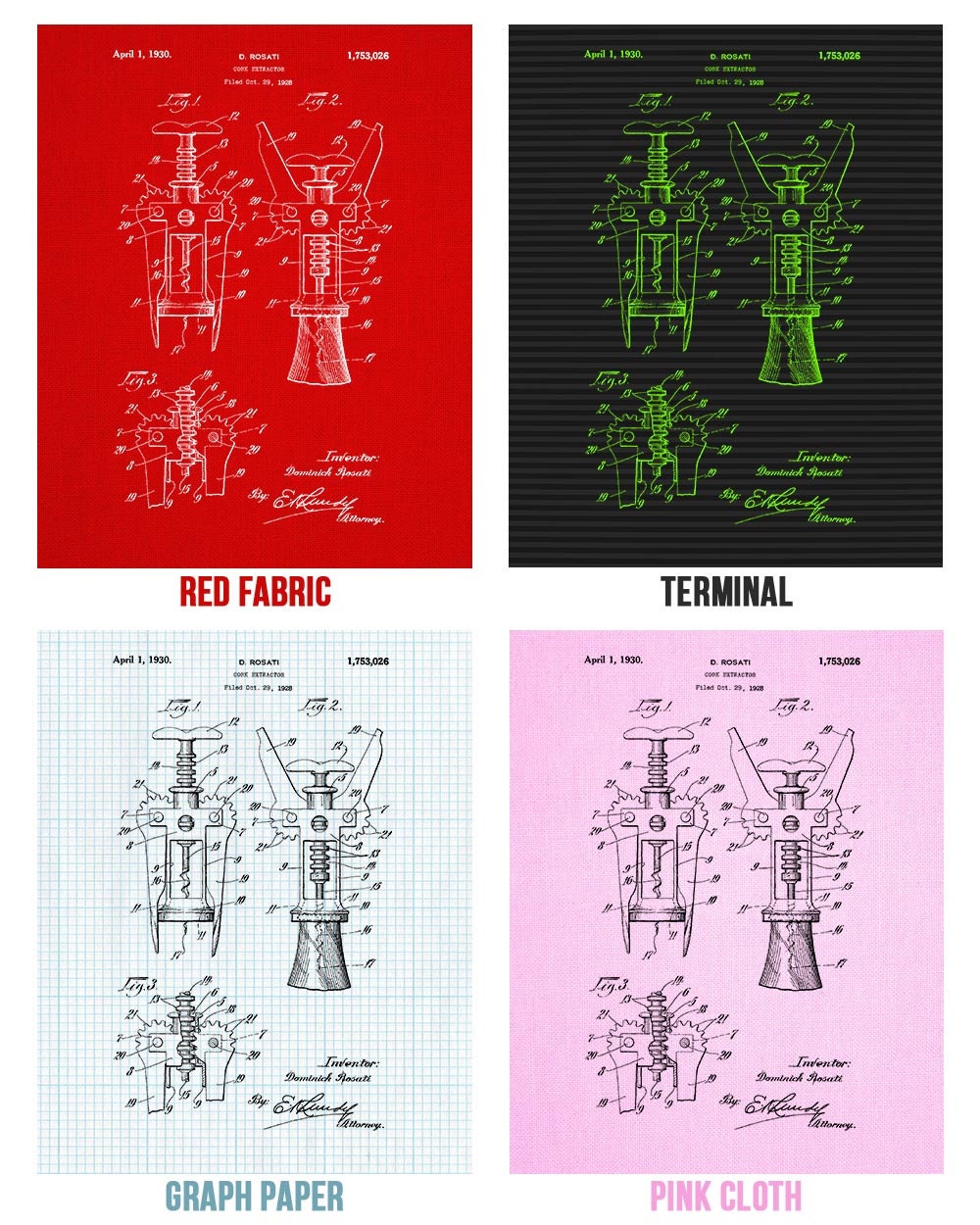 Wine Bottle Corkscrew Poster Print Restaurant Art Bartender - Etsy