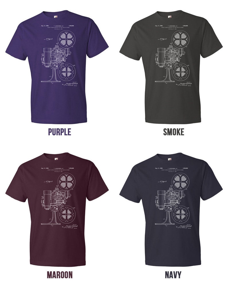 Film Projector Shirt Actor Gift Filmmaker Hollywood | Etsy