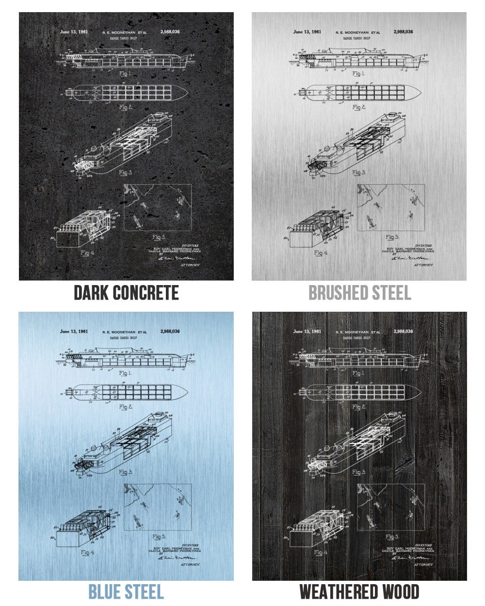 Cargo Ship Poster Print Longshoreman Gift Harbor Master | Etsy