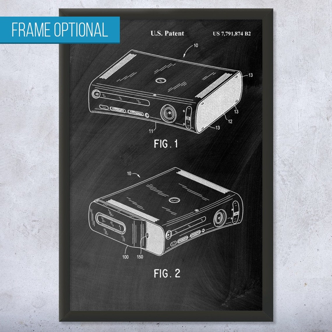 Video Game Console Poster Print Game Room Decor Arcade Art | Etsy