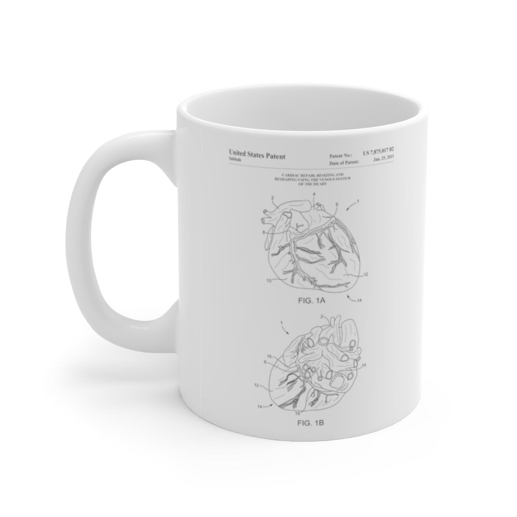 Human Heart Patent Mug Teacher Gift Classroom Cup Biology - Etsy
