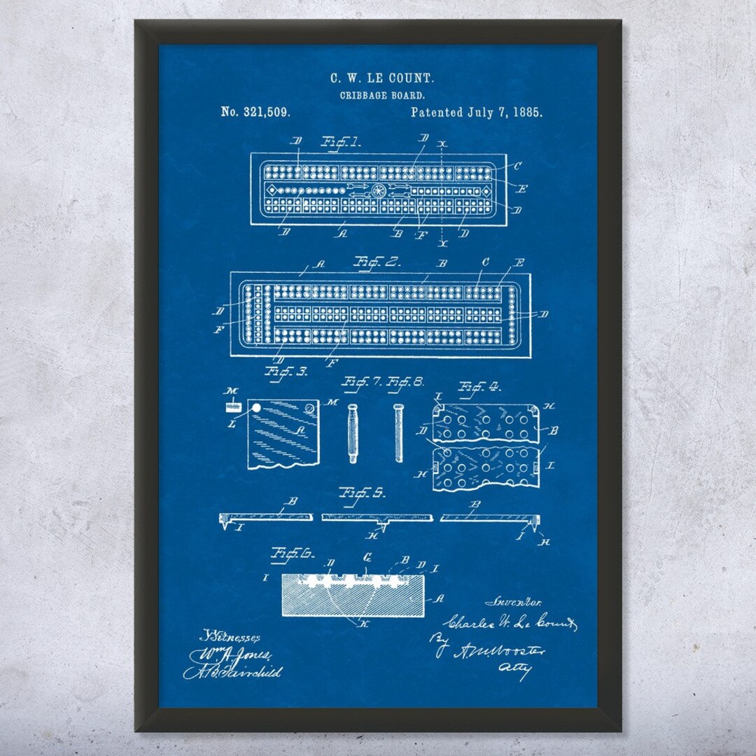 Framed Cribbage Board Wall Art Print Game Room Art Cribbage - Etsy.de