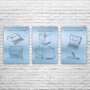 Retro Computer Posters Set of 3, Technician Gift, Computer Decor, IT ...