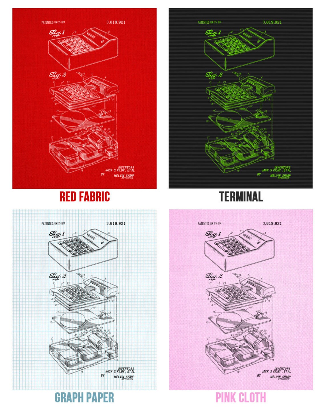 Framed Calculator Wall Art Print Math Teacher Gift - Etsy