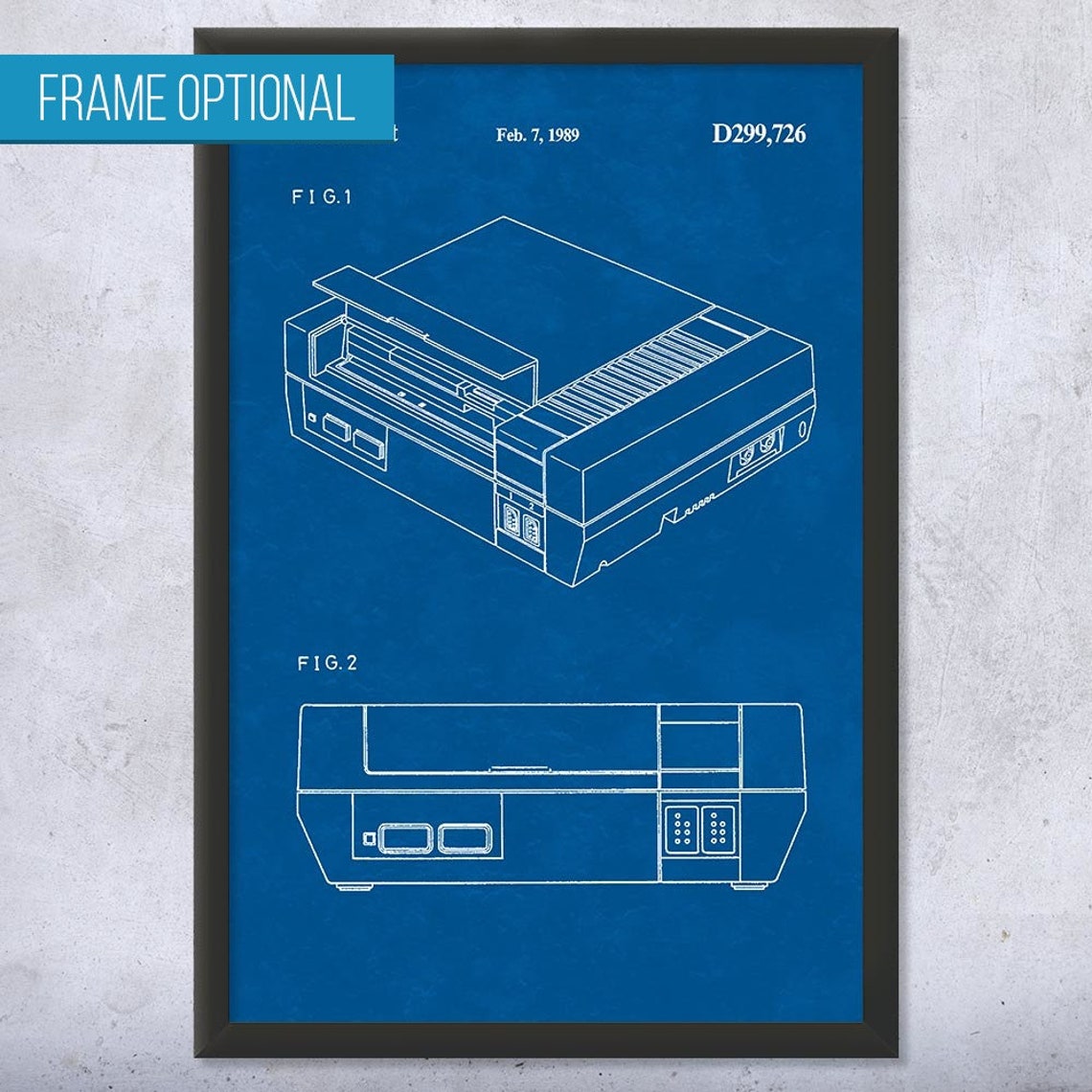NES Video Game Console Poster Print Game Room Decor Video | Etsy