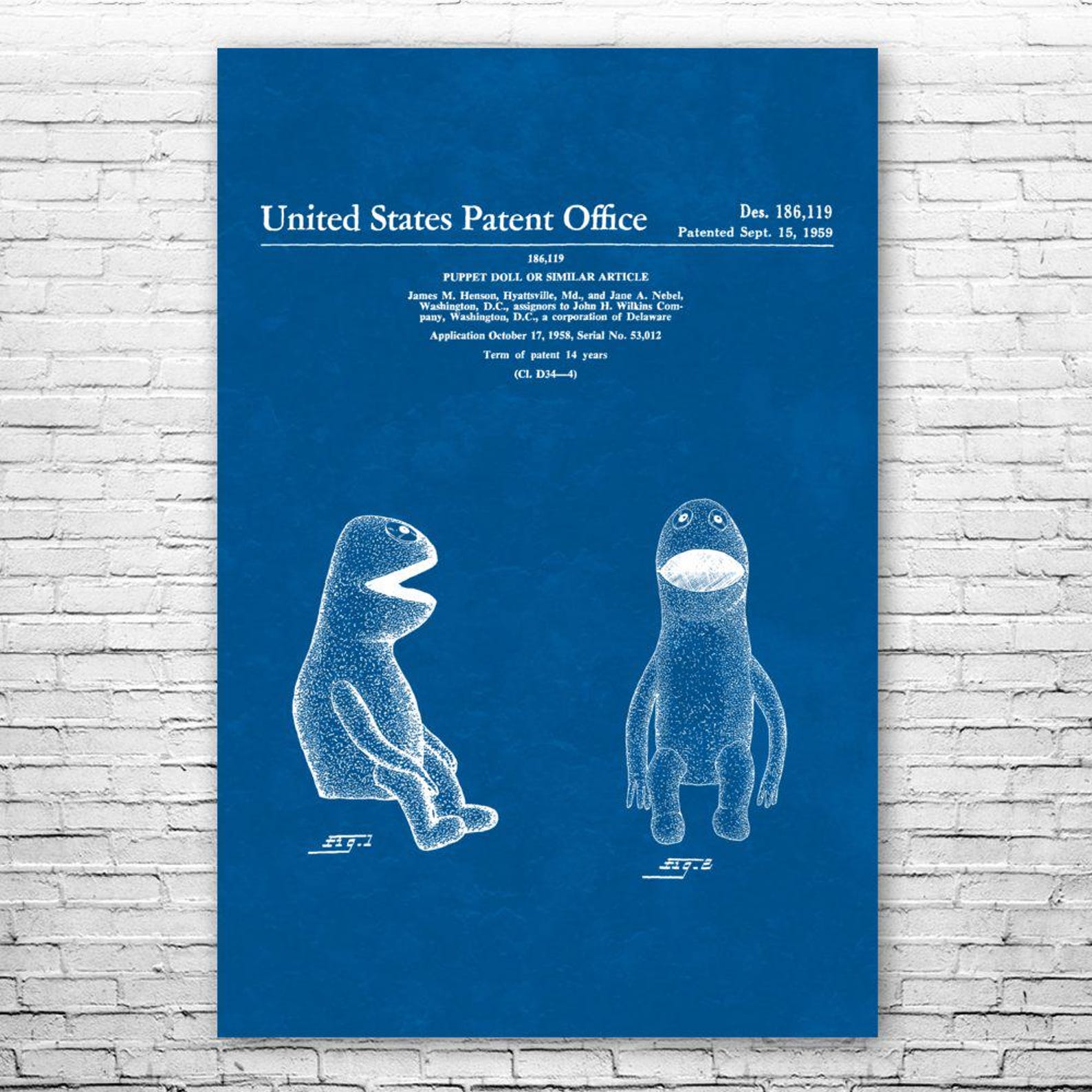 Wilkins Puppet Poster Print, Puppeteer Gift, Puppet Design, Puppet Wall ...