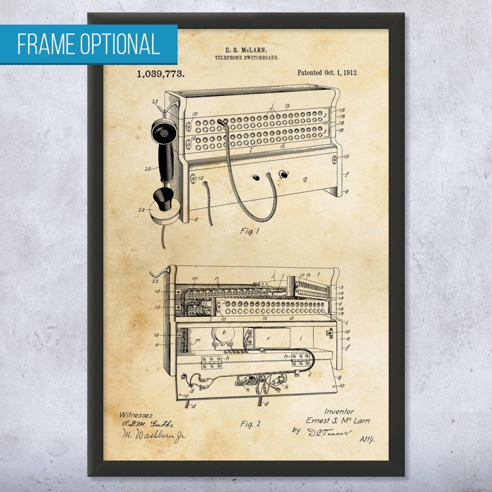 Telephone Switchboard Poster Print Repair Shop Decor | Etsy