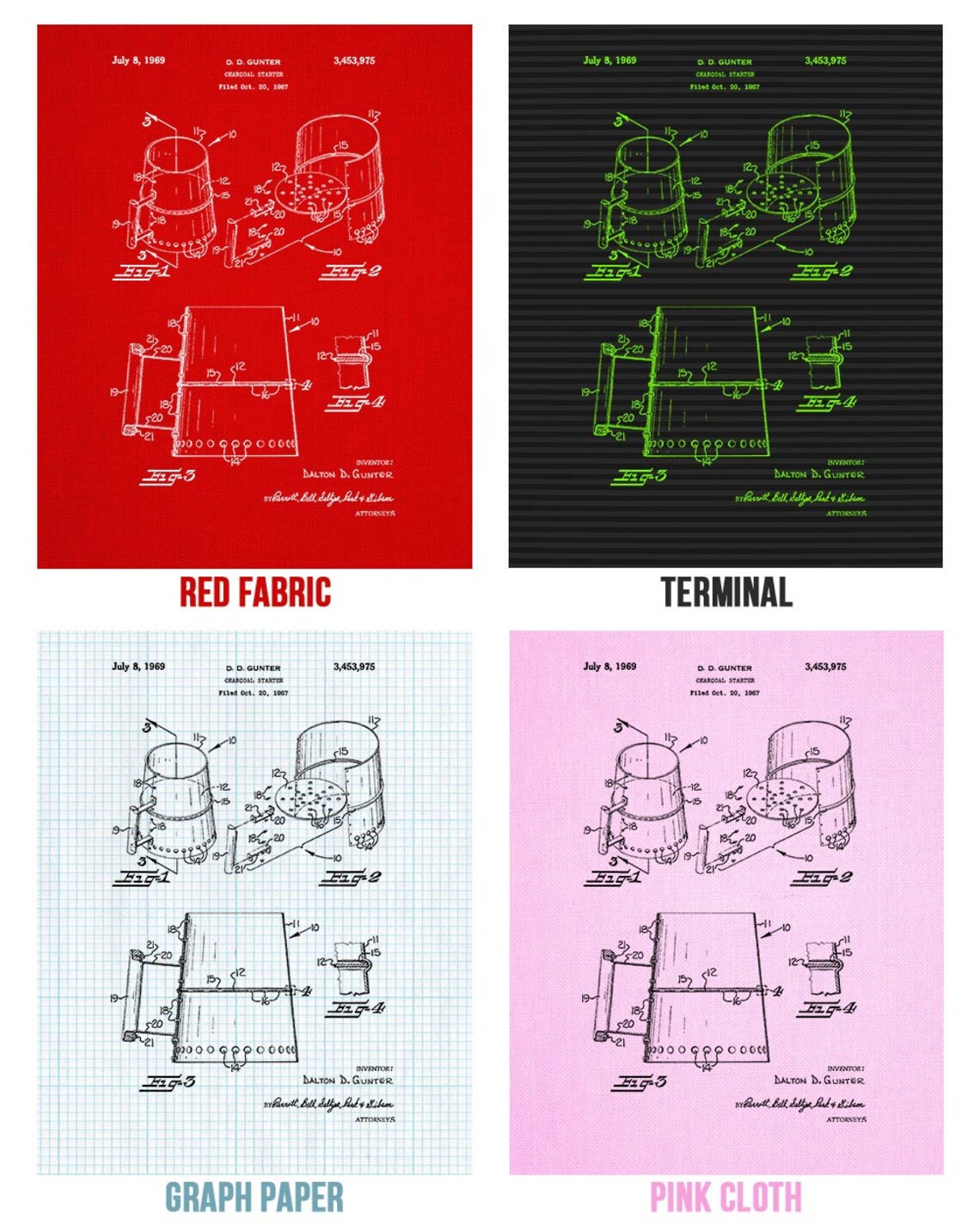 Charcoal Chimney Starter Poster Print Bbq Gift Grill Master - Etsy