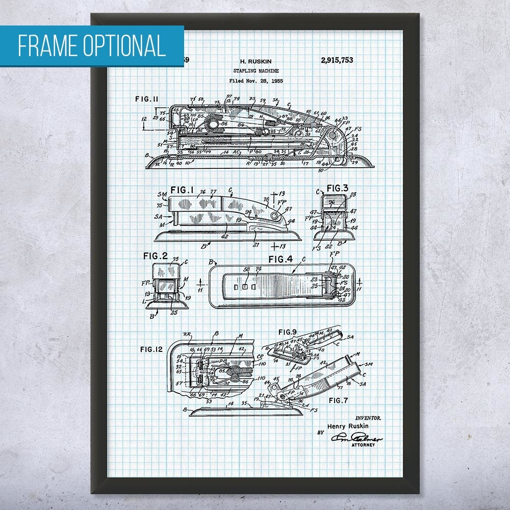 Stapler Poster Print Business Decor Secretary Gift Office | Etsy