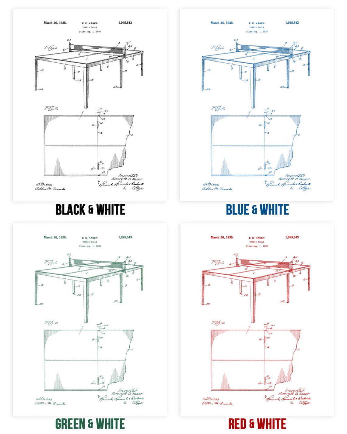 Table Tennis Poster Print Table Tennis Decor Game Room Art | Etsy