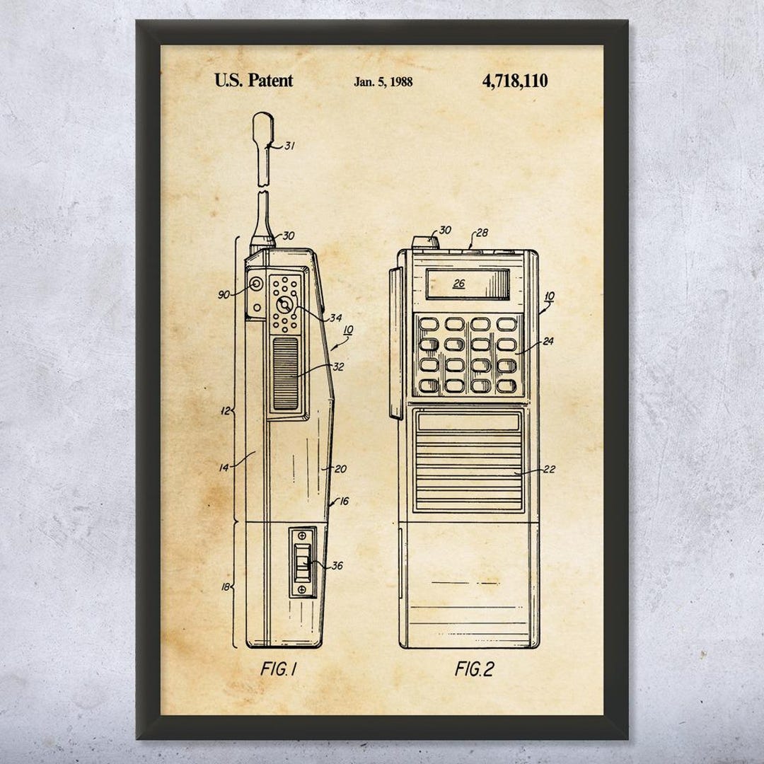 Two Way Radio Patent Art Print: Police Gift, Walkie Talkie - Etsy