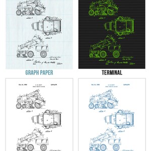 Street Sweeper Poster Print, Industrial Wall Art, City Planner ...