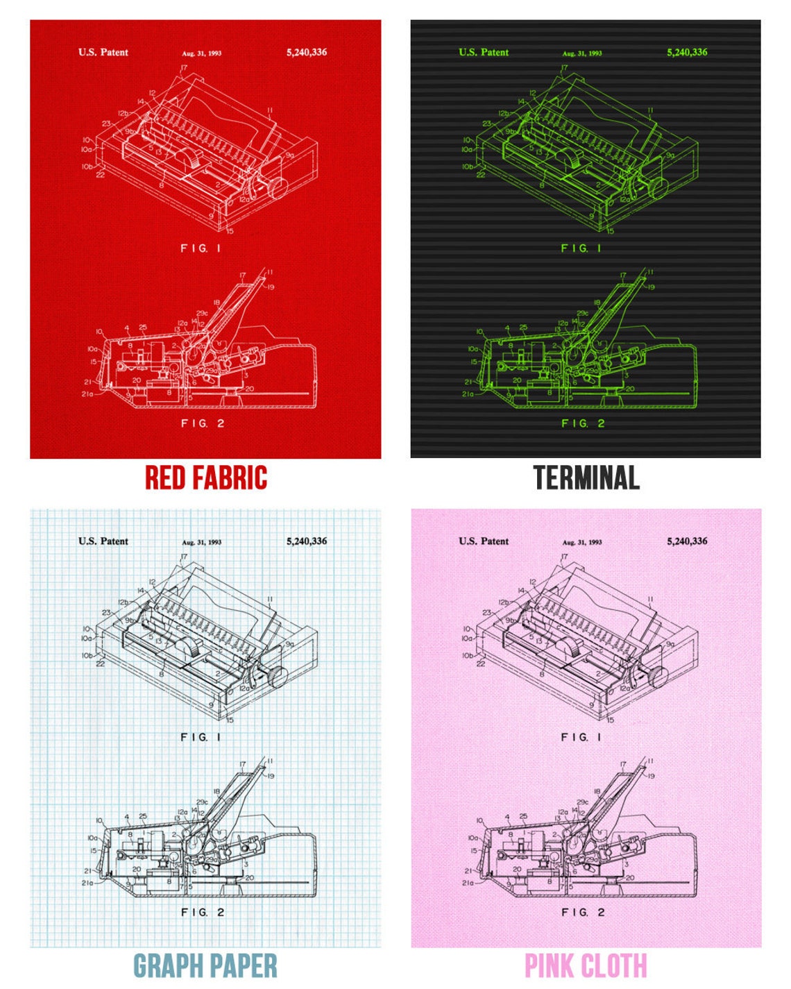 Dot Matrix Printer Poster Print Computer Lab Art IT Tech | Etsy