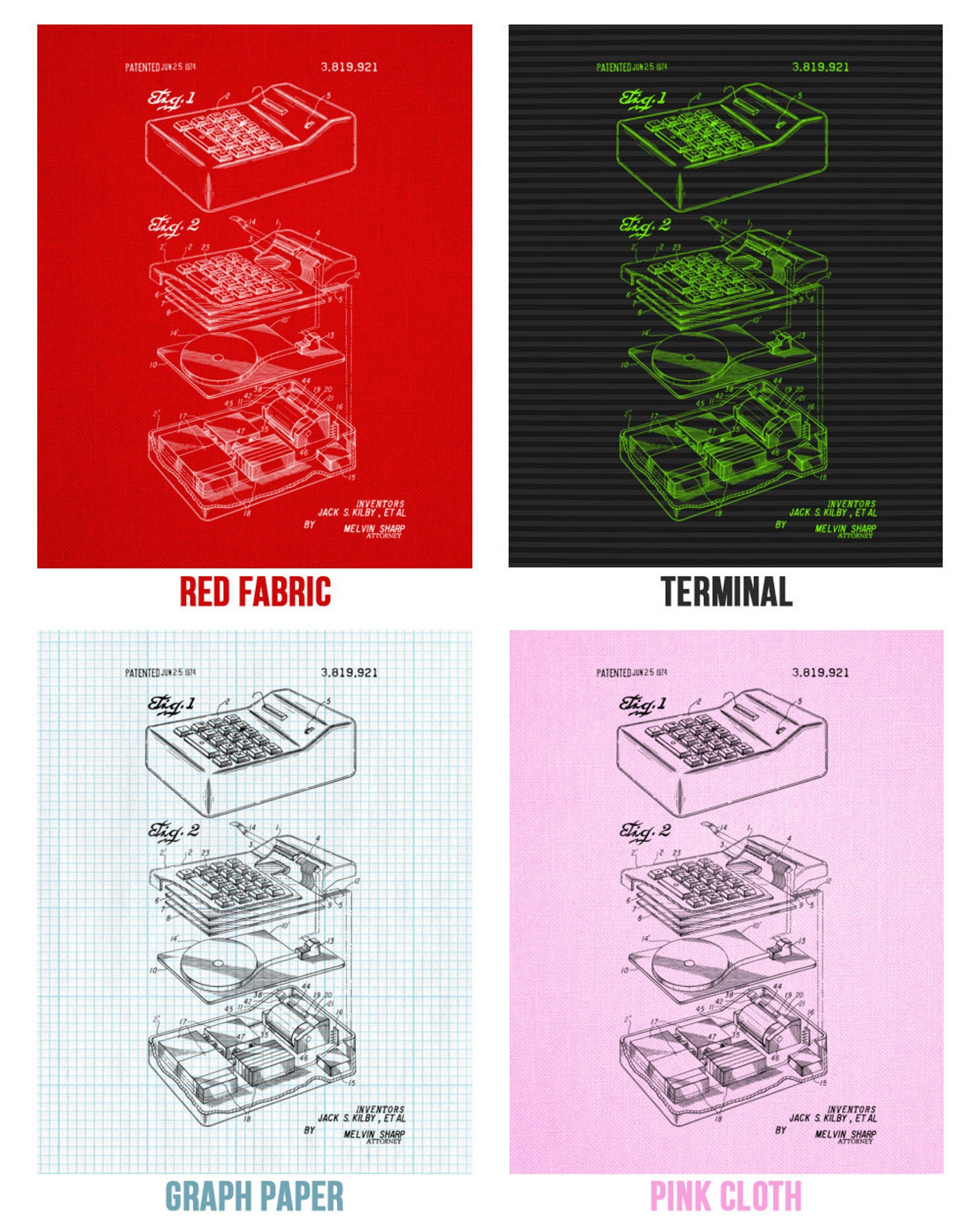 Calculator Poster Print Math Teacher Gift Calculator Wall | Etsy