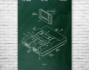Retro Nintendo Poster - Etsy