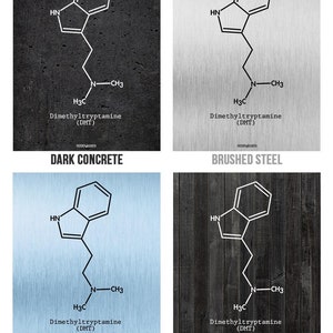 Framed DMT Molecule Wall Art Print DMT Art Print Hippie - Etsy