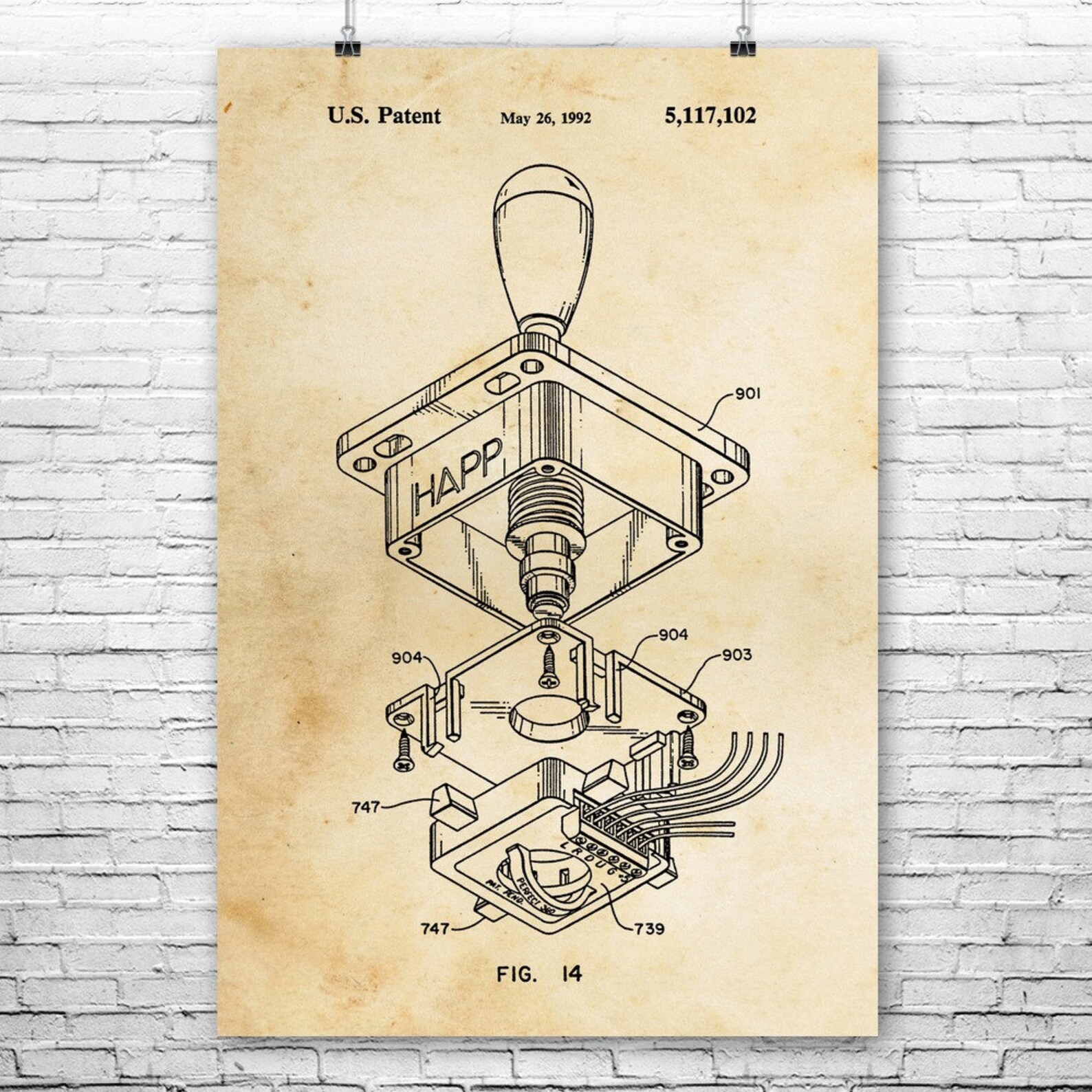 Arcade Game Joystick Poster Print Video Game Art Game | Etsy