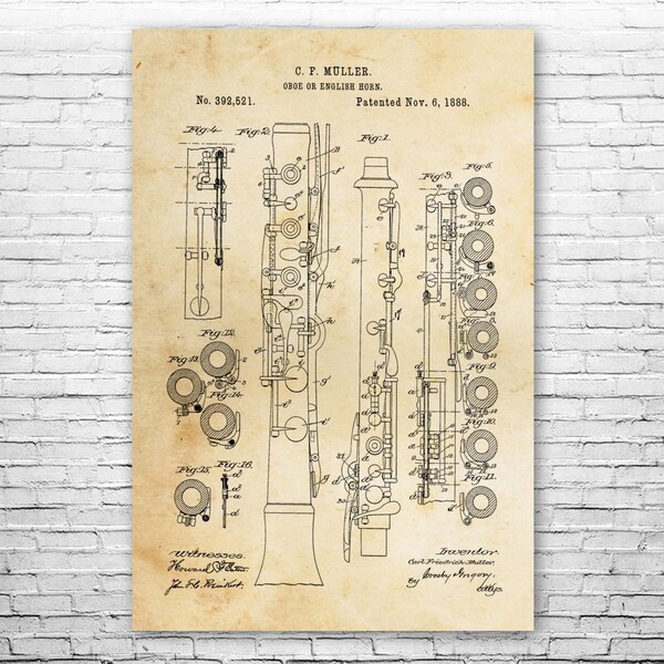 Oboe Art - Etsy
