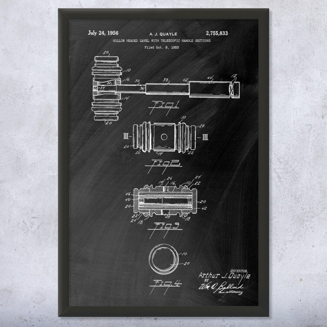 Framed Judges Gavel Wall Art Print Judge Gift Courtroom - Etsy