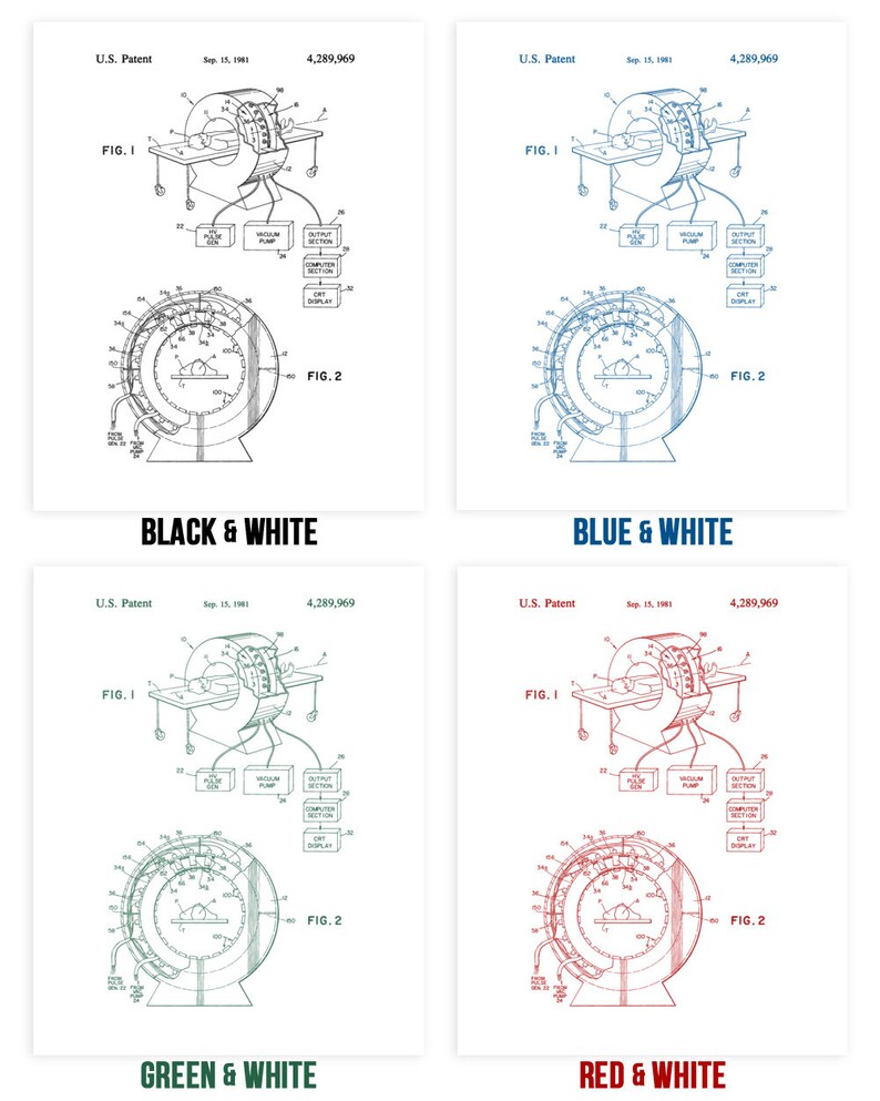 CAT Scan Poster Print Doctors Office Lab Technician - Etsy