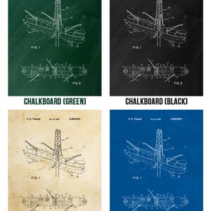 Offshore Drilling Rig Poster Print Roughneck Gift Oil Rig - Etsy