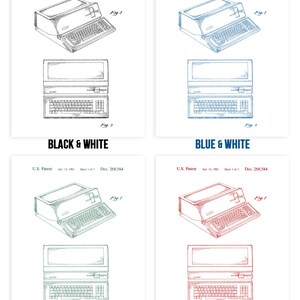 Retro Computer Posters Set of 3 Technician Gift Computer | Etsy