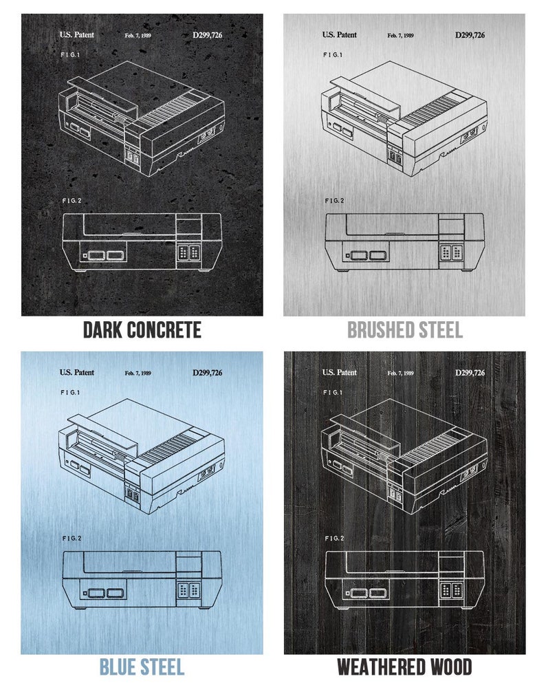 NES Video Game Console Poster Print Game Room Decor Video - Etsy
