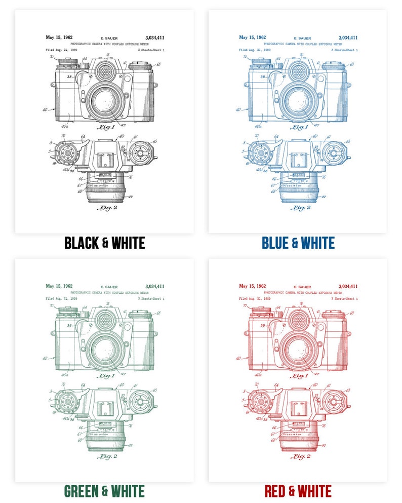 Camera Posters Set of 3 Photographer Gift Photojournalism - Etsy