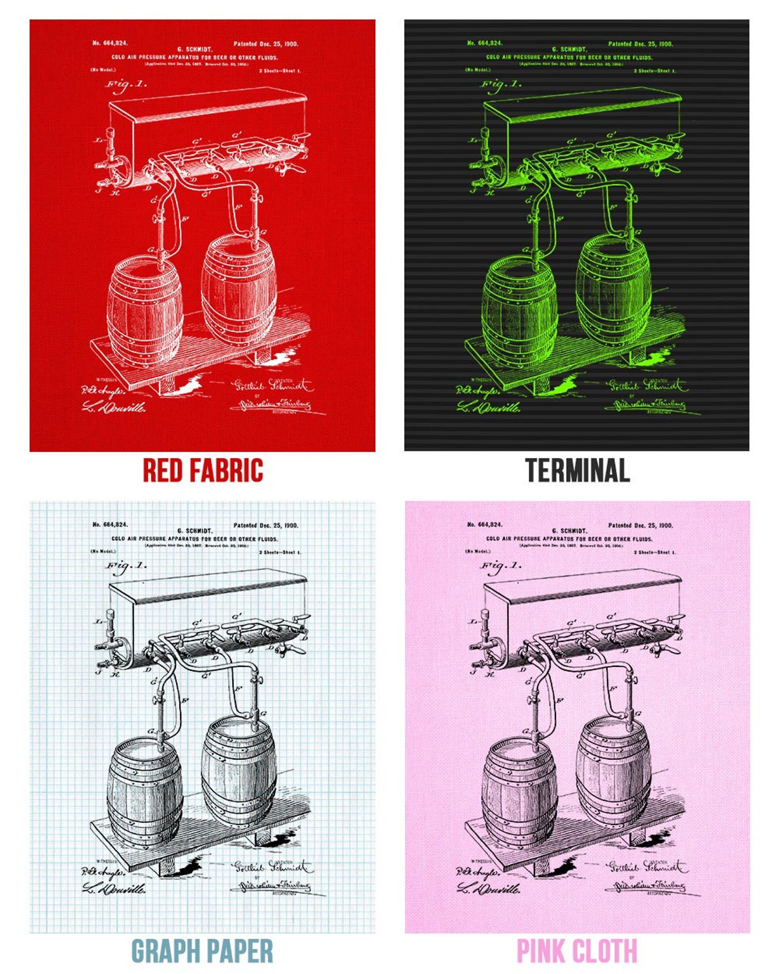 Beer Keg & Tap Poster Print Bar Art Brewing Gift Restaurant - Etsy