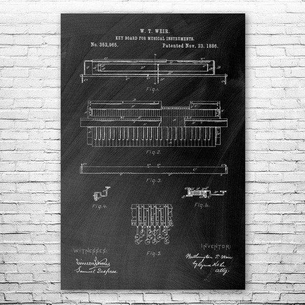 Piano Key Art - Etsy