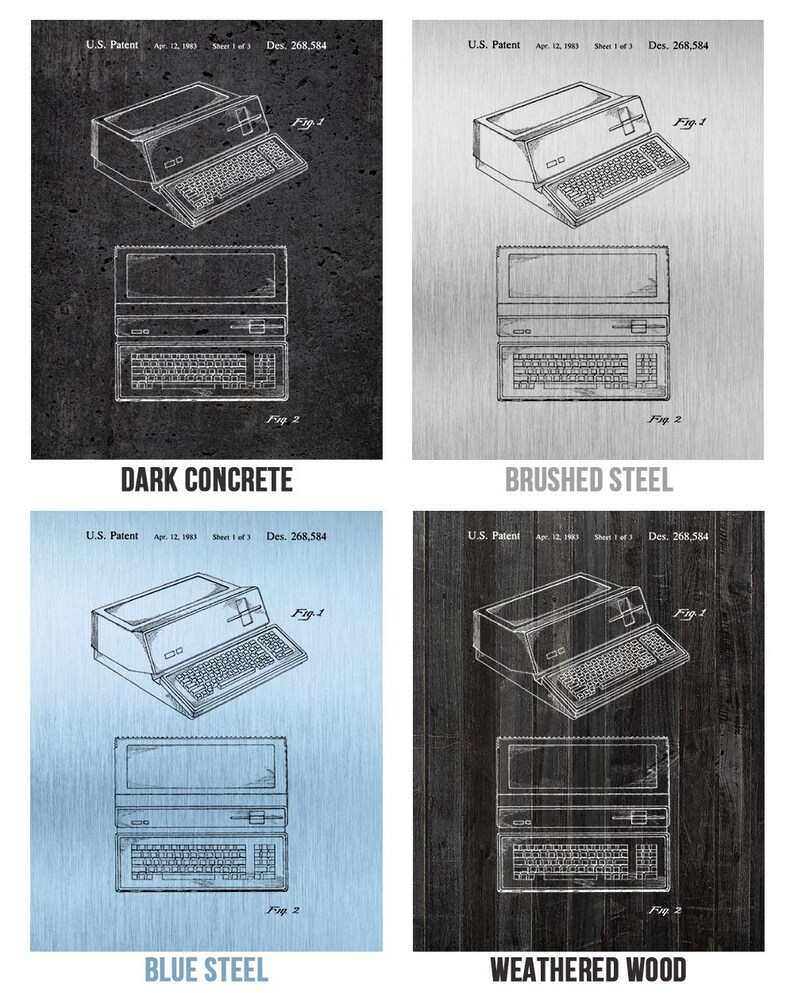 Retro Computer Posters Set of 3 Technician Gift Computer | Etsy