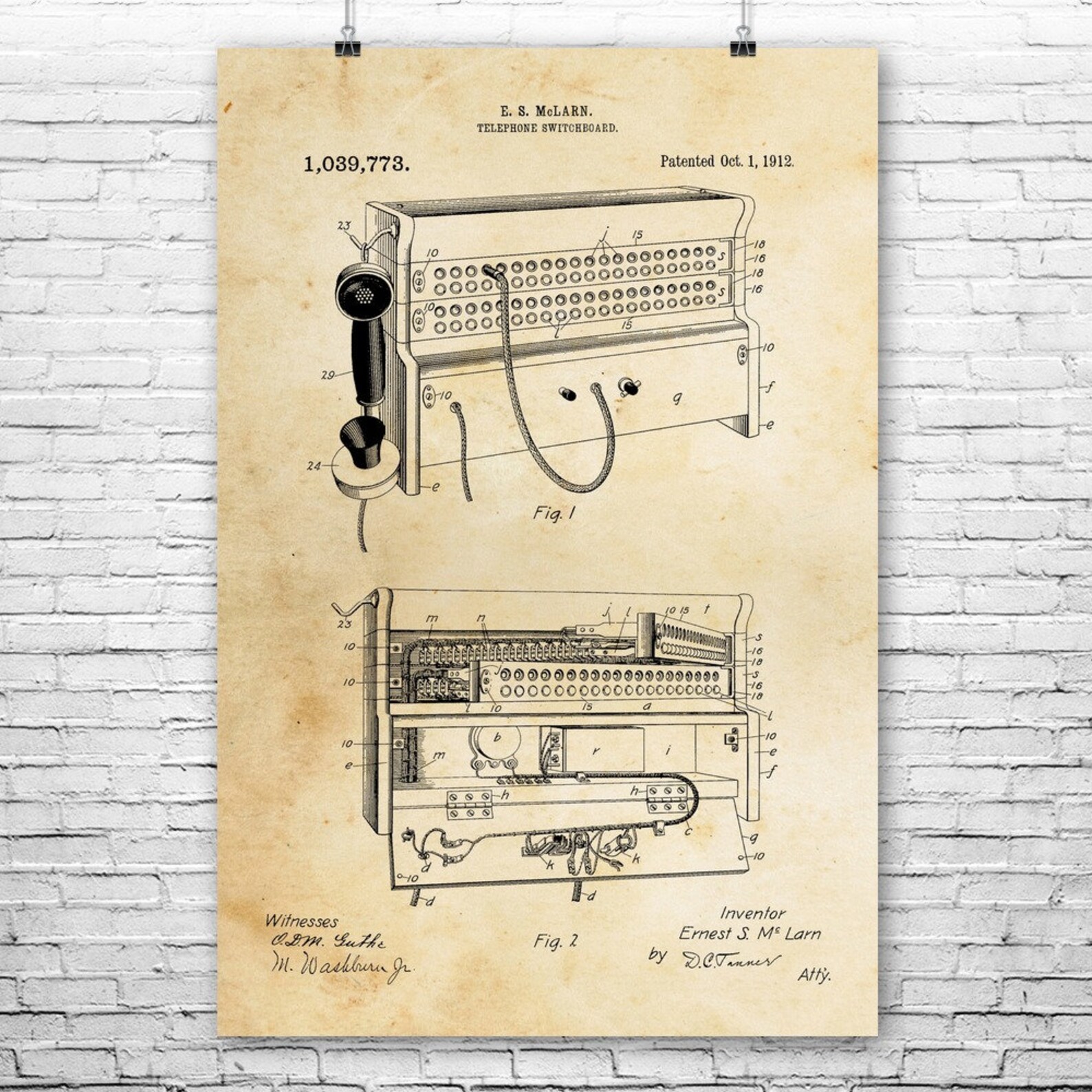 Telephone Switchboard Poster Print Repair Shop Decor - Etsy