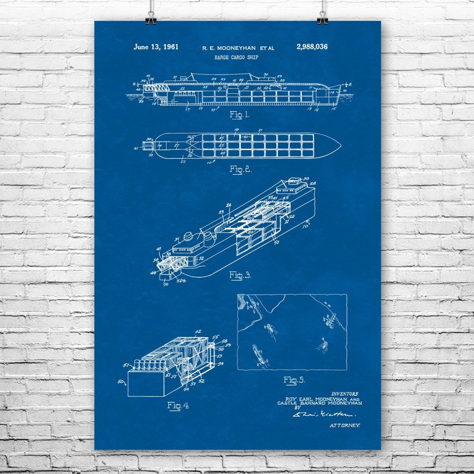 Cargo Ship Poster Print Longshoreman Gift Harbor Master | Etsy