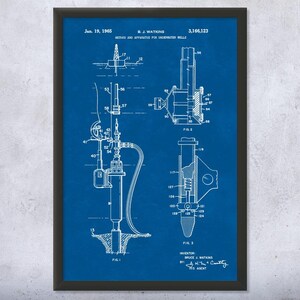 Underwater Wellhead Patent Wall Art | Poster, Canvas or Framed ...