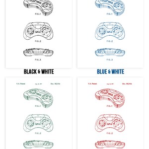 Video Game Controller Poster Print Gamer Gifts Game Room - Etsy