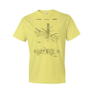 Offshore Drilling Rig Shirt, Roughneck Gift, Oil Rig Blueprint, Oil ...